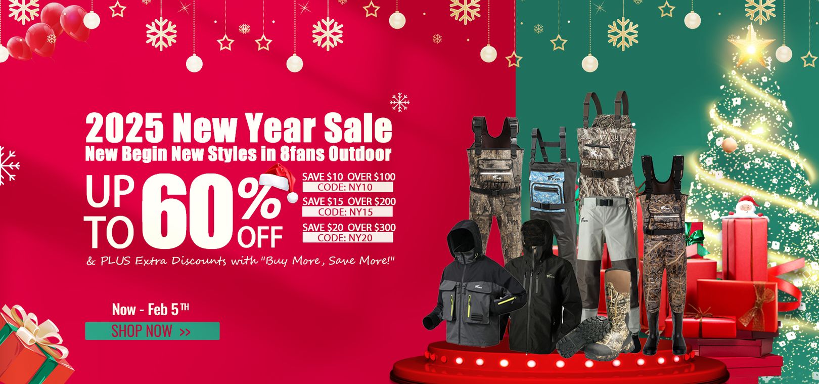 8Fans Outdoor Waders, Footwear & Fishing Apparel