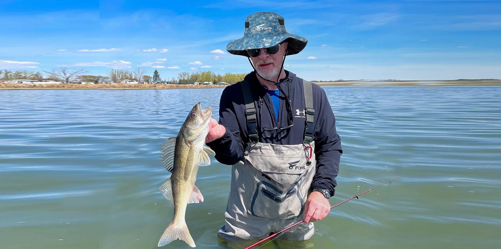 8Fans Breathable X-Back Neoprene Stocking Foot Fishing Waders for Men ...