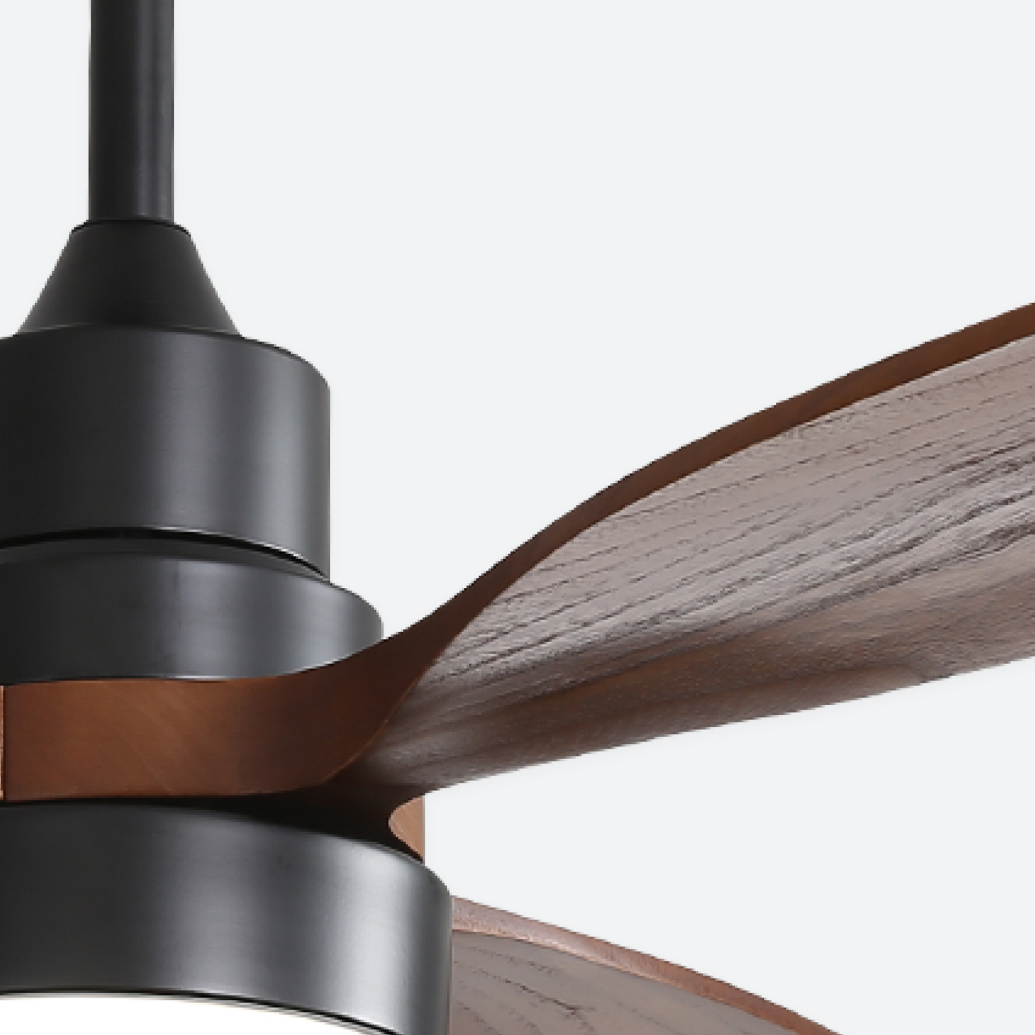 Sofucor 48 Inch Ceiling Fan With Light Remote DC Motor 3 Wood Blades