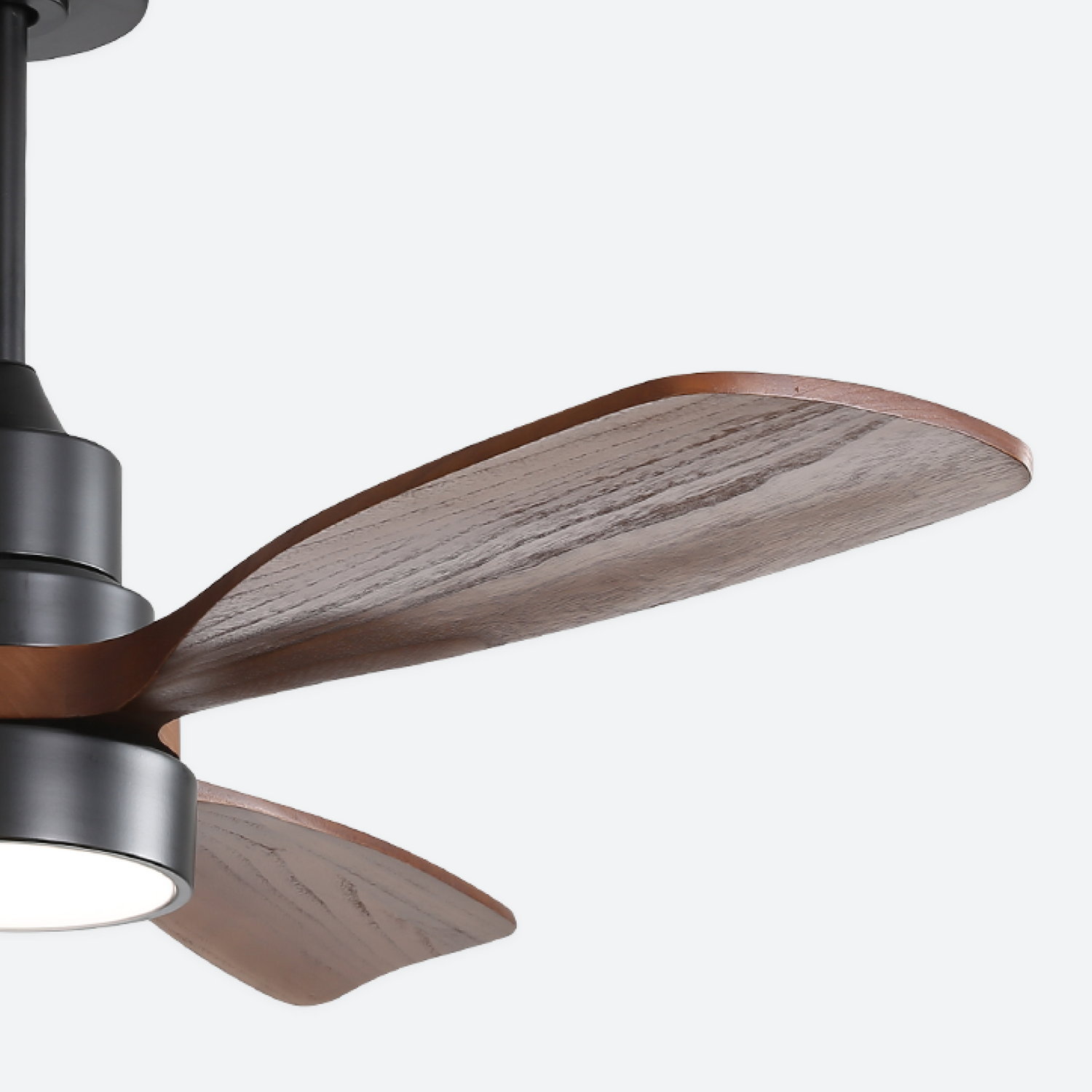 Sofucor 48 Inch Ceiling Fan With Light Remote DC Motor 3 Wood Blades
