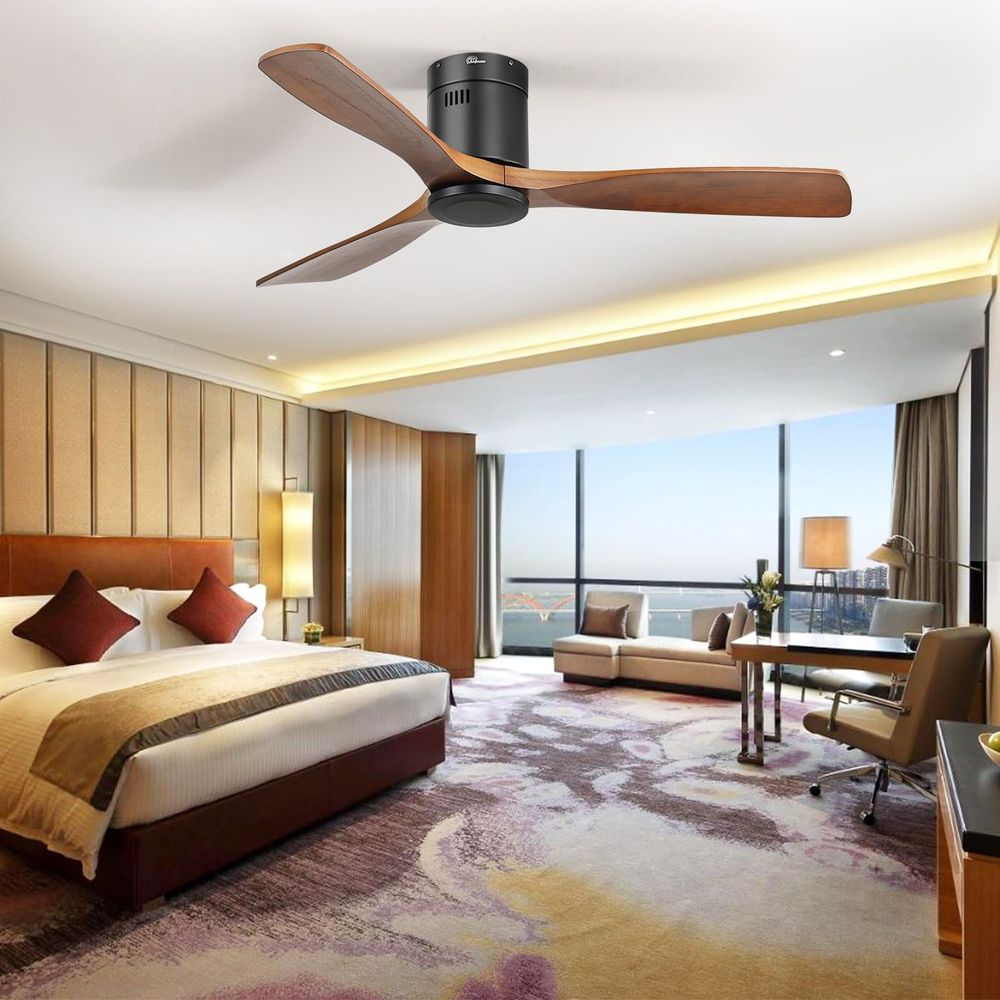 Low Profile & Flush Mount Ceiling Fans | Sofucor