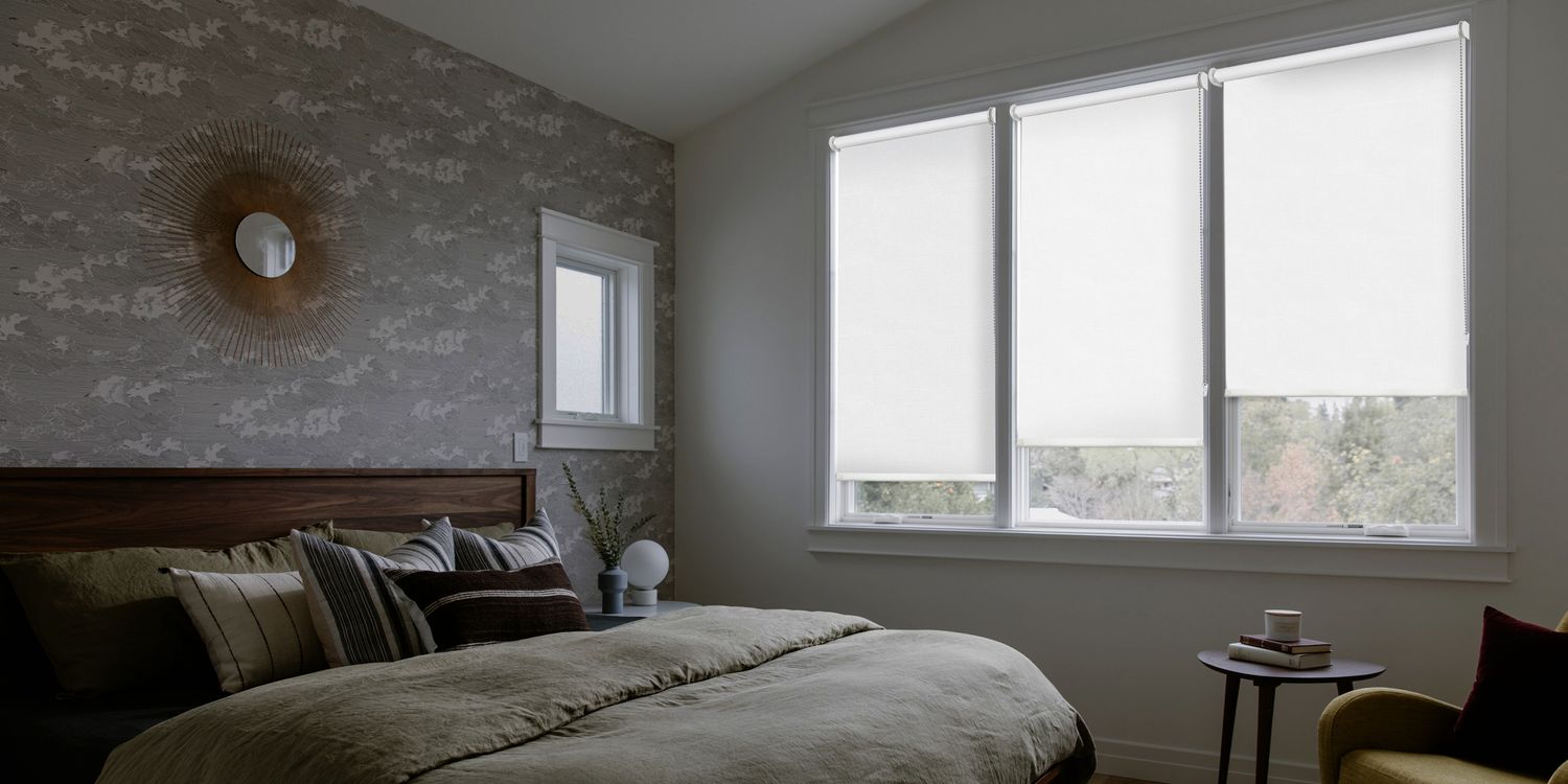 Persilux Customized Blackout Roller Shades For Windows